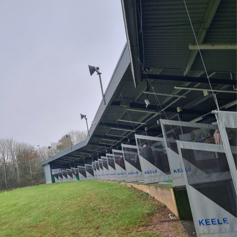 Visit Keele Golf Centre’s floodlit driving range in Staffordshire. Per ...